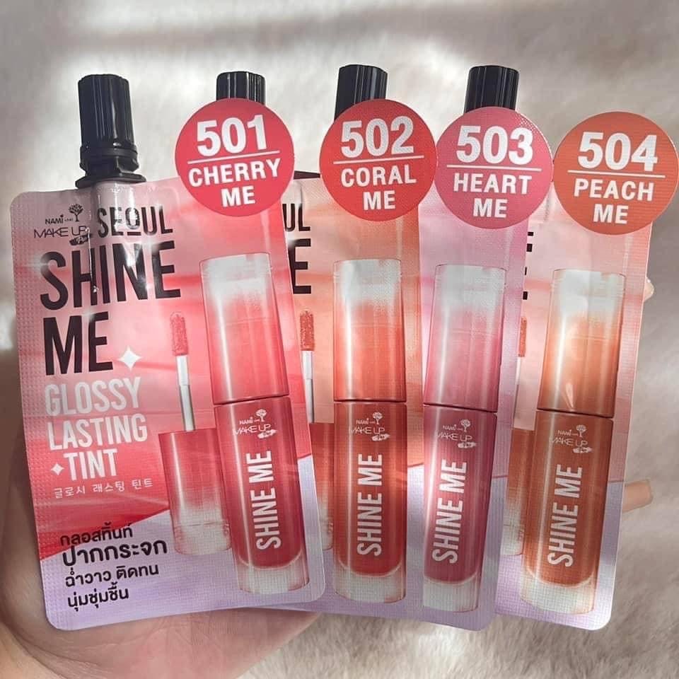 Lip SHINE Mee Nami MAKE UP PRO SEOUL ME GLOSSY LASTING TINT Glass Gloss (Box) | Shopee Malaysia