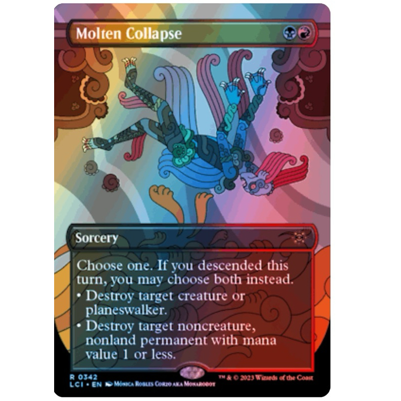 The Lost Caverns of Ixalan Variants Foil: Molten Collapse (0342 ...