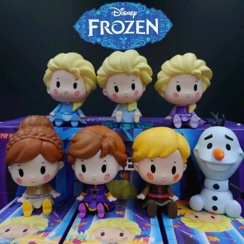 Complete Set Of 7 Types: Elsa Model Frozen Pop Mart Size 7 Cm. Premium ...