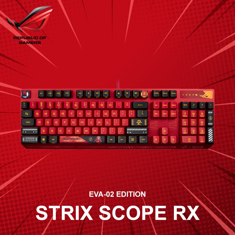 ASUS ROG Strix Scope RX EVA-02 Edition Keyboard (Thai Language) 2 Years ...