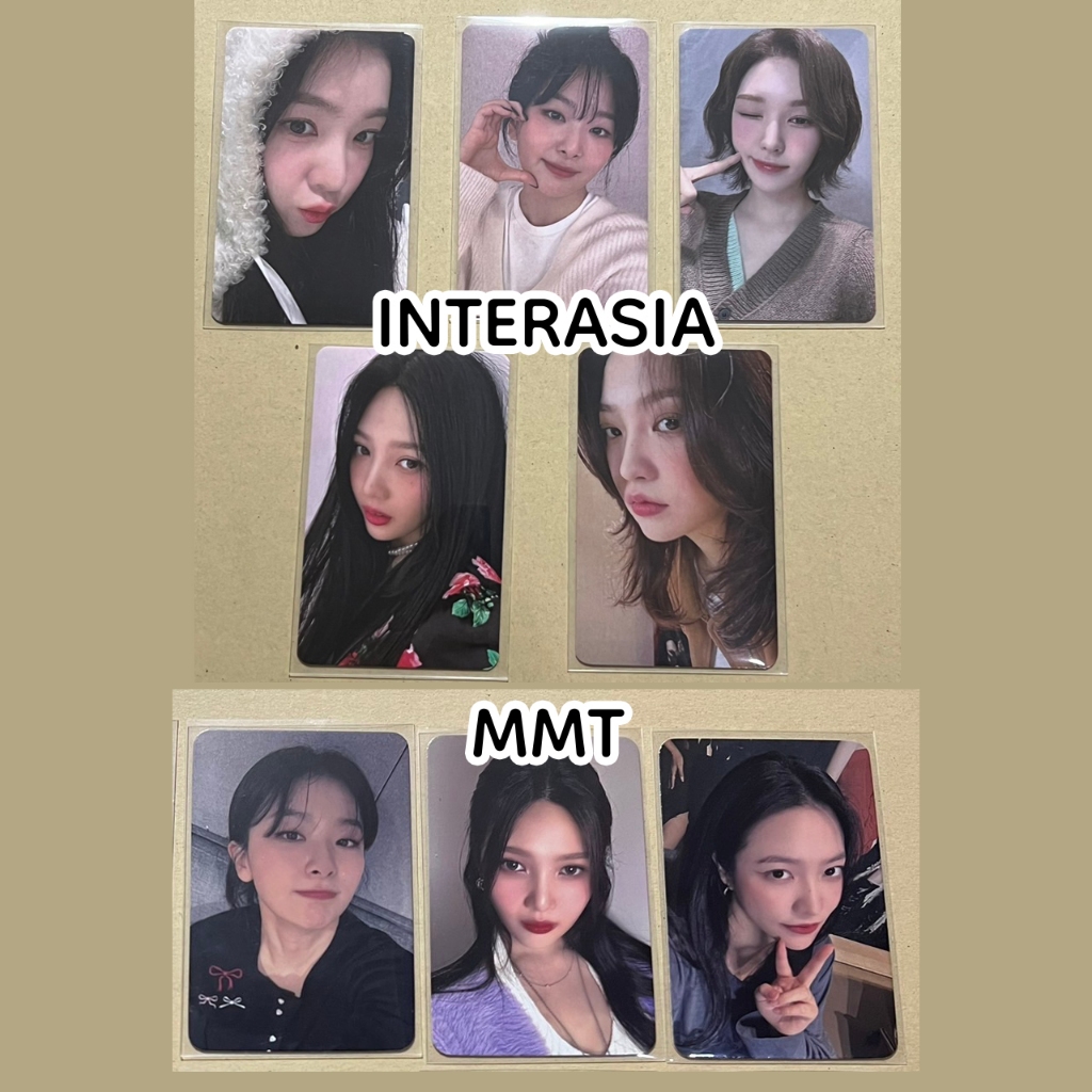 Sine Card RED VELVET Chill Kill Irene Tulgi Wendy Joy Yeri vce ...