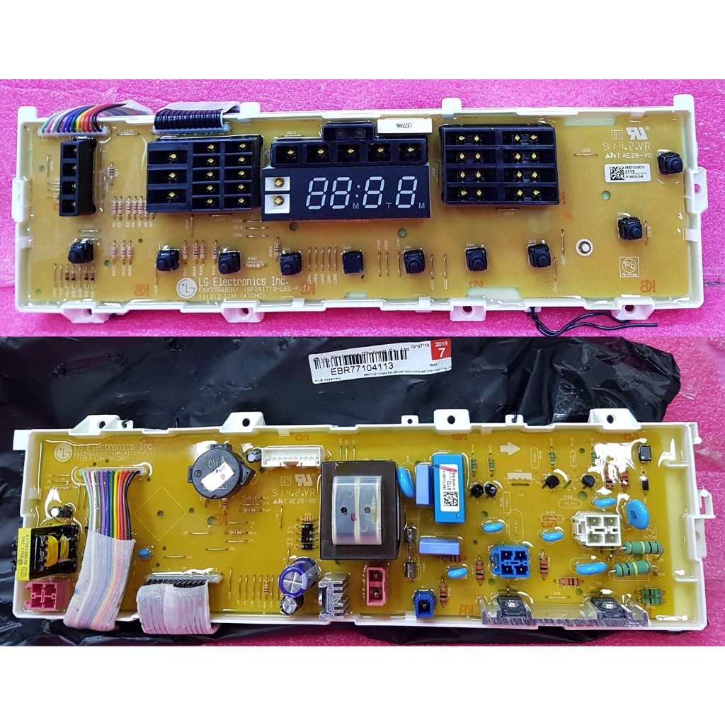 LG Washing Machine Motherboard (Motherboard+Display Board) PCB Assembly ...