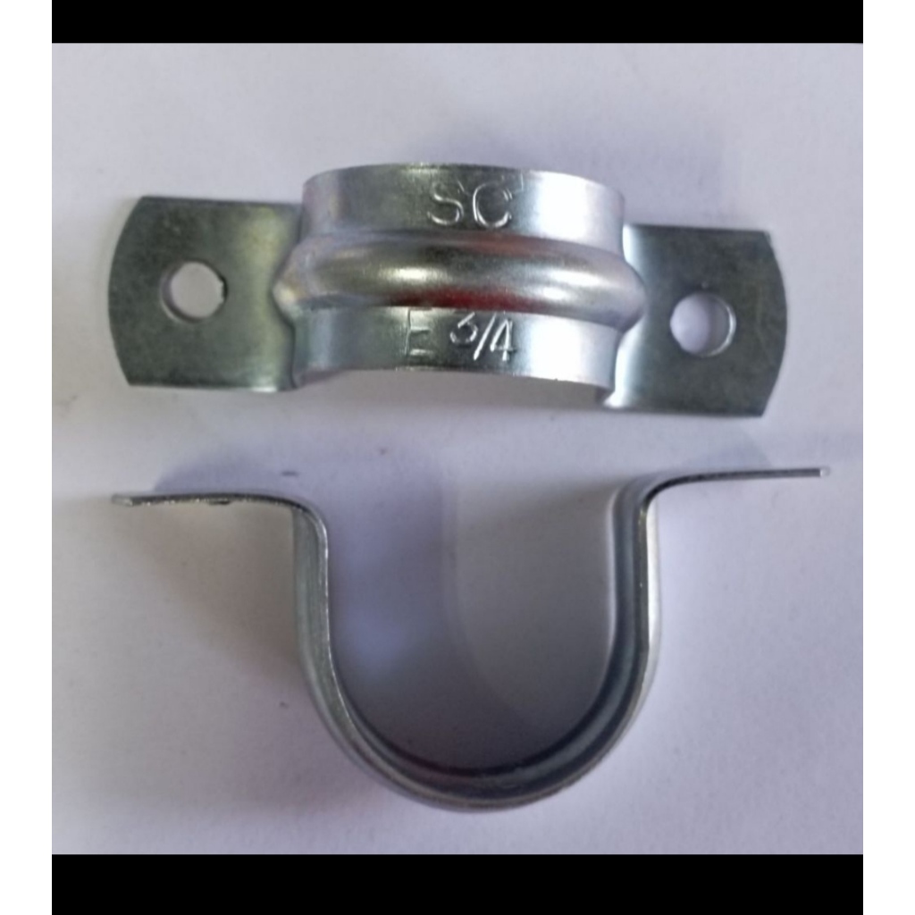 2-Legged Thin Pipe Clamp 3/4-Inch Tapping (Pack 6 Pieces) | Shopee Malaysia