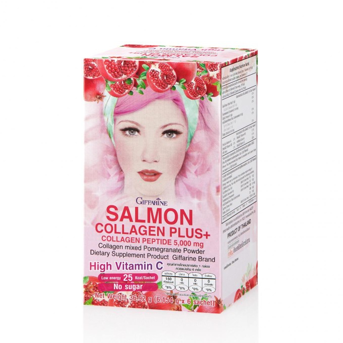 Giffarine Collagen Salmon Protein Add High Vitamin C Accelerate The ...