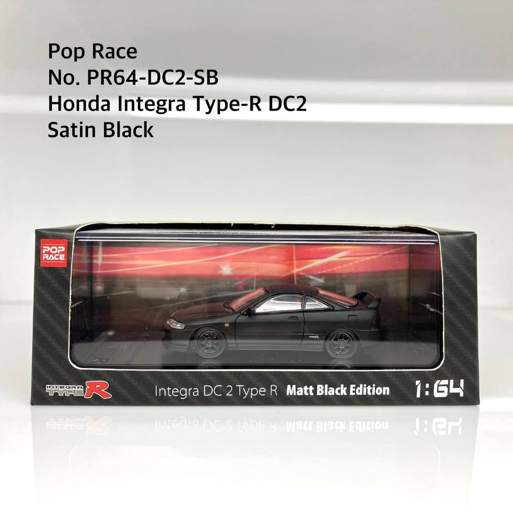 Pop Race No.PR64-DC2-SB HONDA INTEGRA TYPE-R DC2 Satin Black | Shopee ...