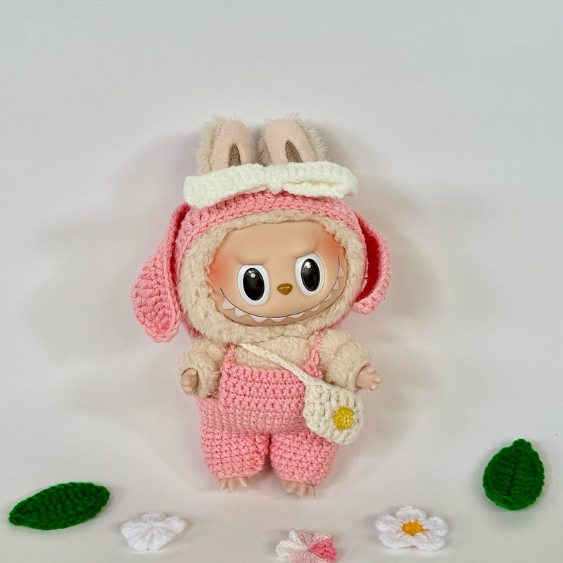 Pink Rabbit labubu Suit Knitting Set(pre order) | Shopee Malaysia