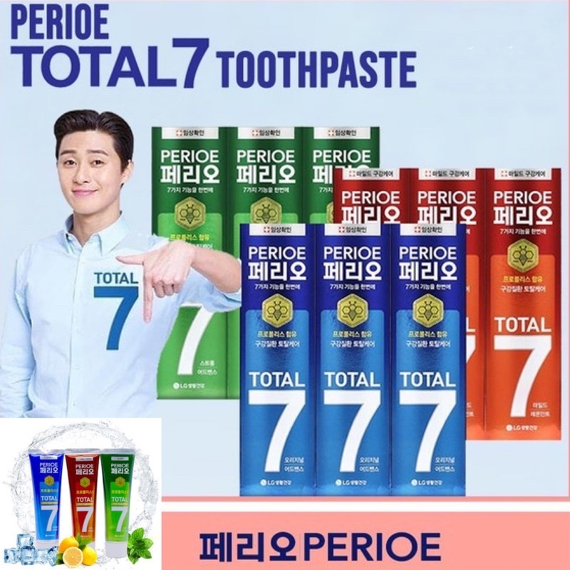 Korea Toothpaste LG Periode Total 7 Toothpaste 120g Remove Tartar And ...