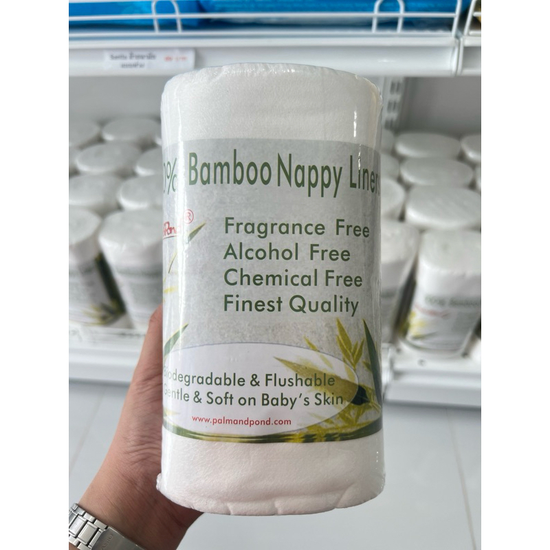 Bamboo Pulp Pads Multi-Purpose Absorbent Paper (1 Roll 100 Sheets ...