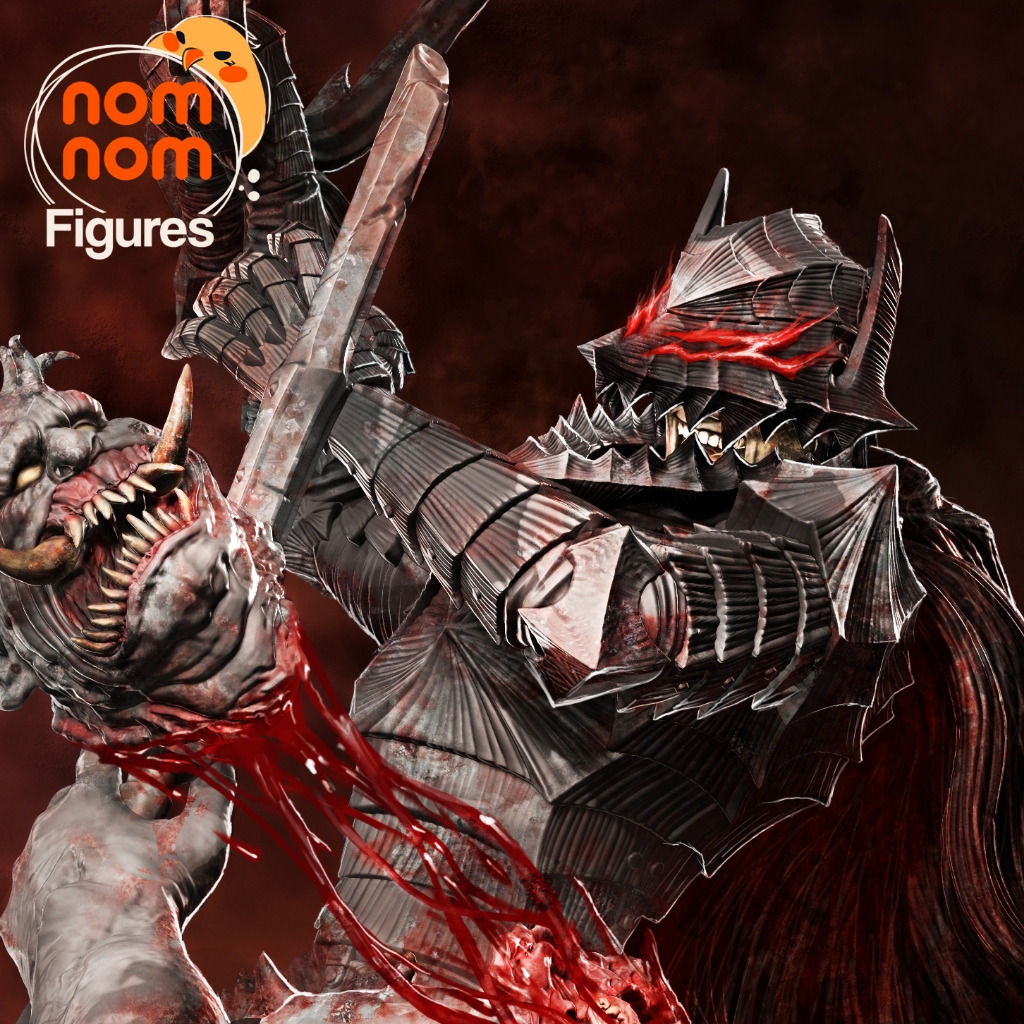 [Colored Resin Model] Guts-Berserk (34.9cm + Miniature) | Shopee Malaysia