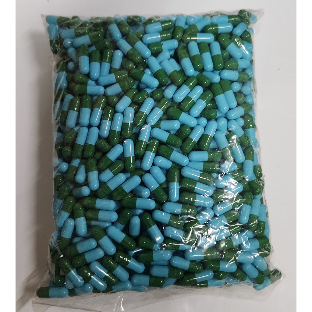 Blue-Green Empty Capsules No. 4 (50 Mg) 1 000 Per Pack | Shopee Malaysia