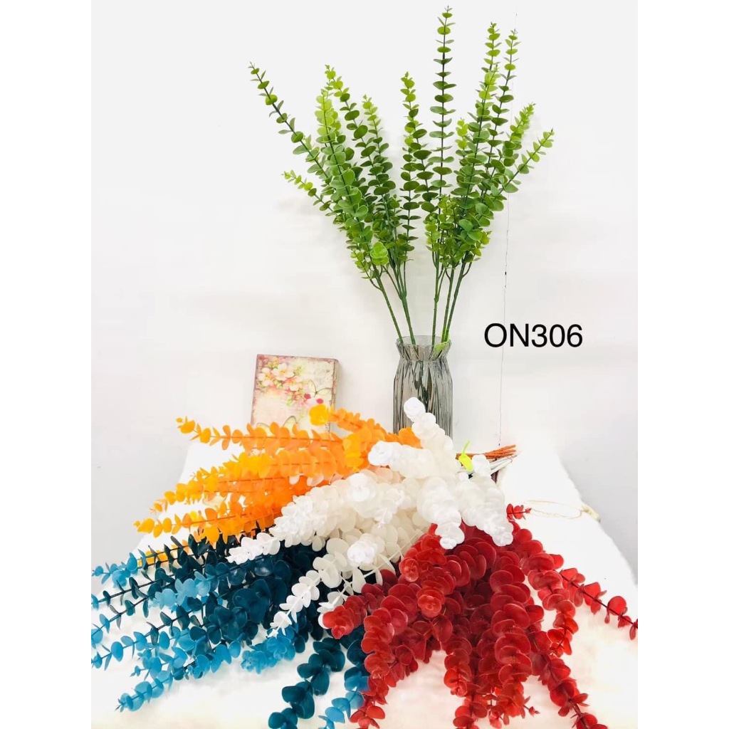 1 Long Euca Stem Can Get 5 Stems Choose Color Decoration Flower ...