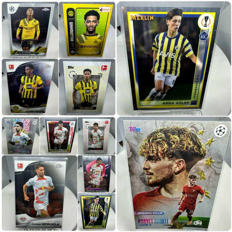 Football Collection Card Set Including RC Players Rising Star Forms ...
