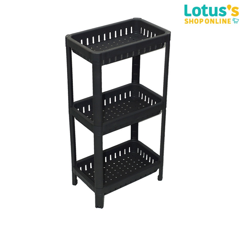 Lotus 3-Tier Rack Model 182/3 Black LOTUS'S STORAGE SHELF 3 TIERS 182/3 ...