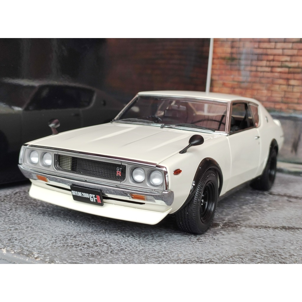 Car Model Skylinec110 1:18 Skyline2000gtr nissan skyline 2000gtr kpgc110 watanabe by Kyosho 1/18 ...