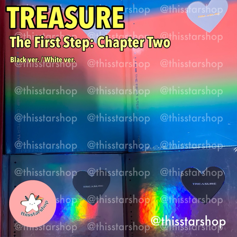 TREASURE The first step Album: Chapter Two (Black ver./White ver ...