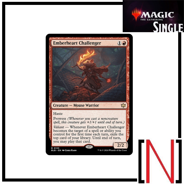 [MTG][Single][BLB] Emberheart Challenger Level Rare [English] | Shopee Malaysia