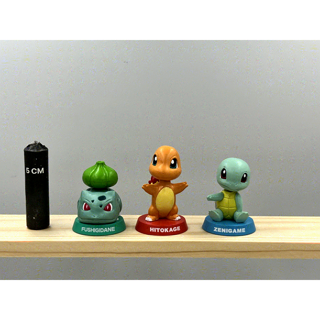 Pokemon Bobble Head ToyFul Kubi Furi : Bulbasaur & Charmander Squirtle ...