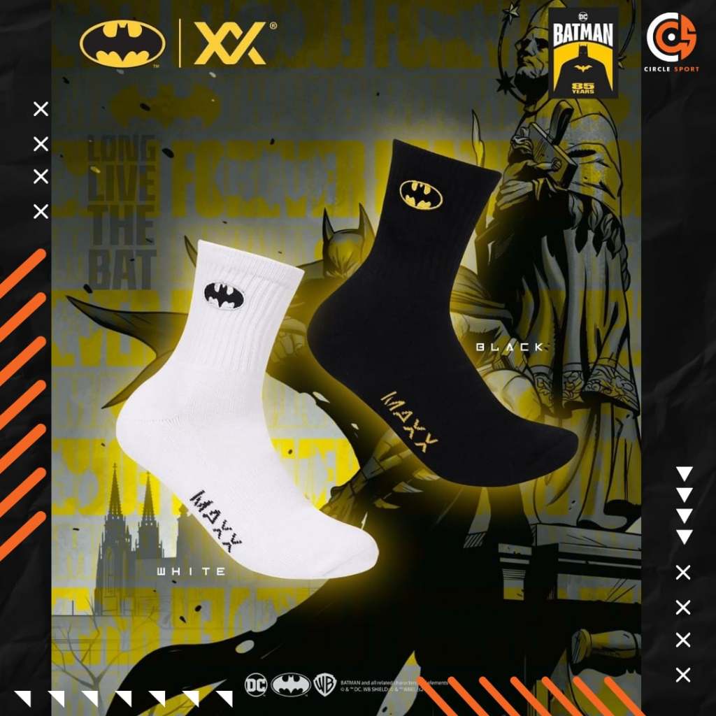 MAXX X BATMAN SOCKS Sport Badminton | Shopee Malaysia