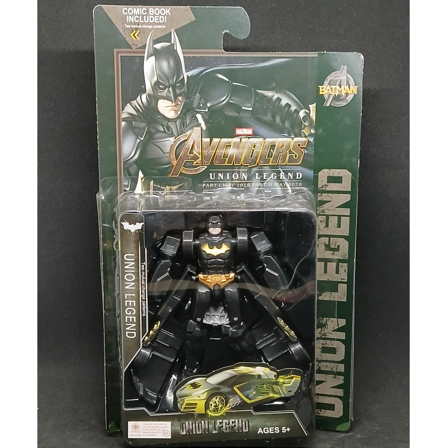 Batman Transformers robot Transforms Into A Car transformation | Shopee ...