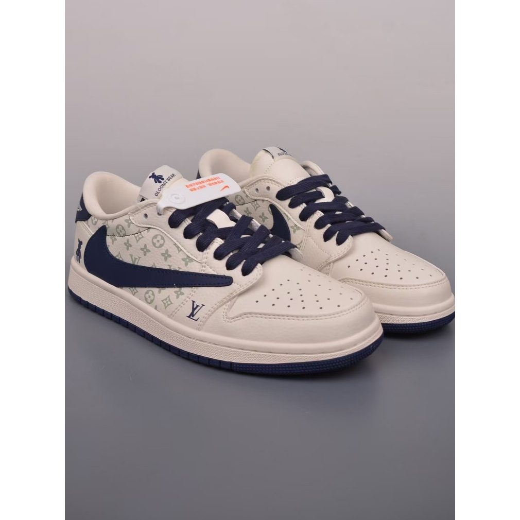 Real Shot Product Nike Frame x TS x Air Jordan 1 Low x LV Three-Defense ...