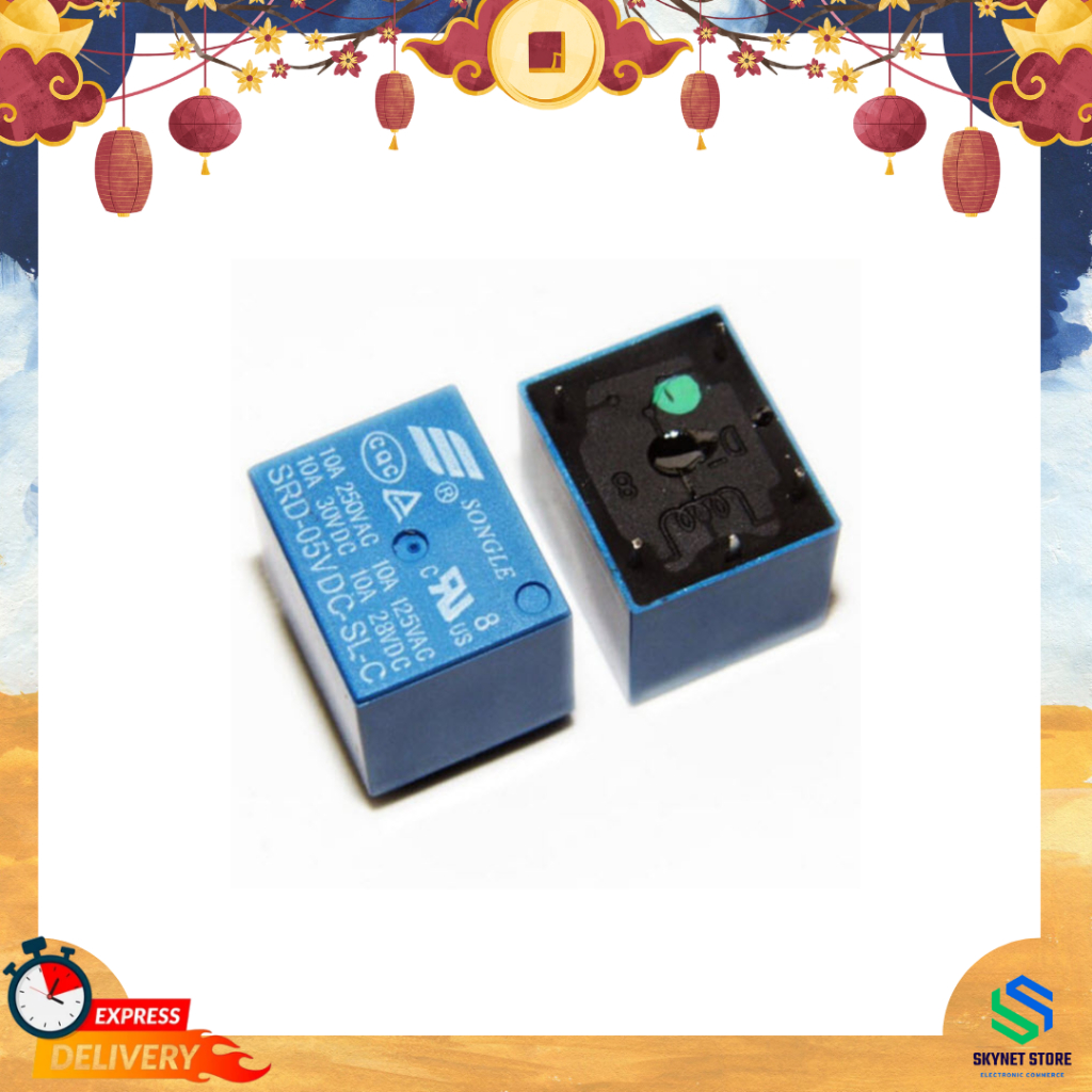 Relay 3V-24V SRD-5VDC-SL-C SRD-12VDC-SL-C SRD-24VDC-SL-C Power | Shopee ...