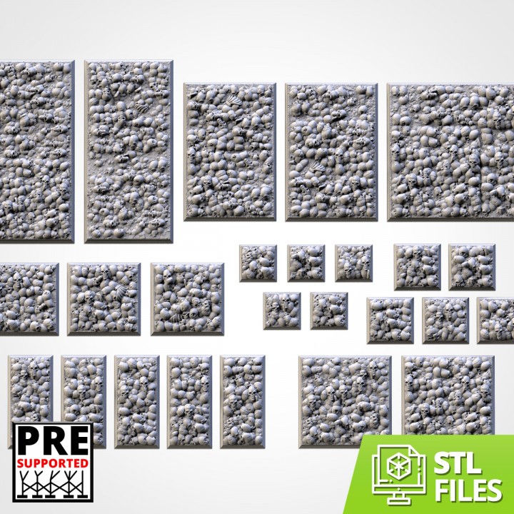 Death Skulls Bases Can Ship In 1-3days Model base-Wargame Warhammer ...