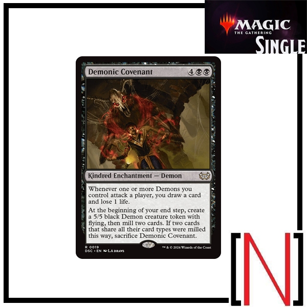 [MTG][Single][DSC] Demonic Covenant Level Rare [English] | Shopee Malaysia