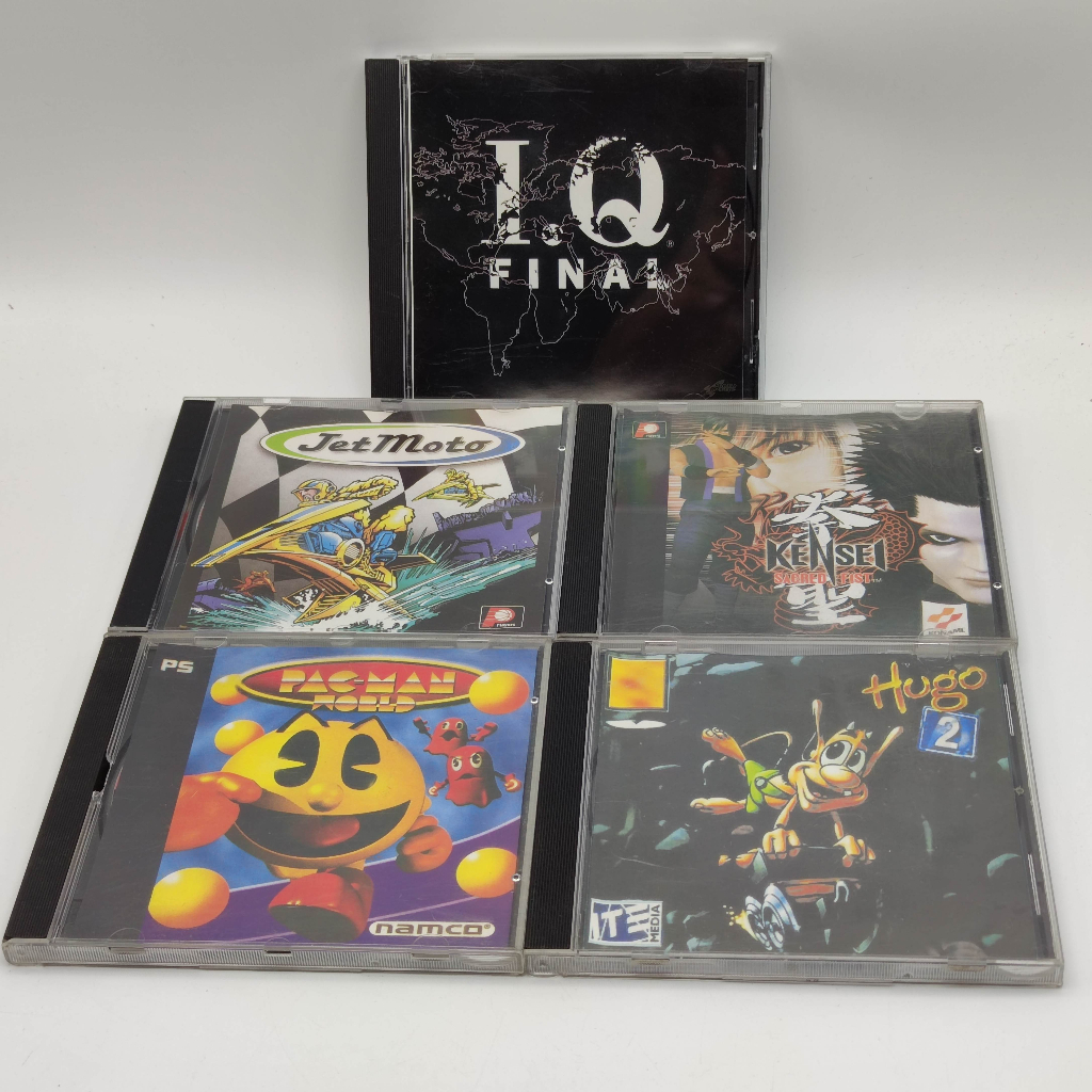 PS1 SET G10 5 Game Pump Disc [Booteg] Good Condition Notch HUGO 2 ...
