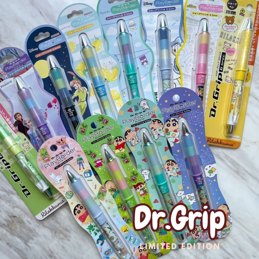 Mechanical Pencil Dr.Grip Shaking Lead. Soft Grip Pen Genuine Copyright ...