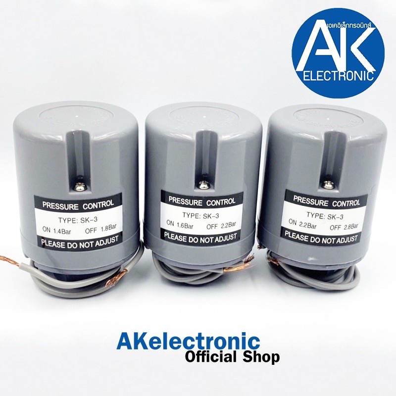 Pressure Switch Water Pump 1.4/1.8 1.6/2.2 2.2/2.8 3/8 Thread Holes ...