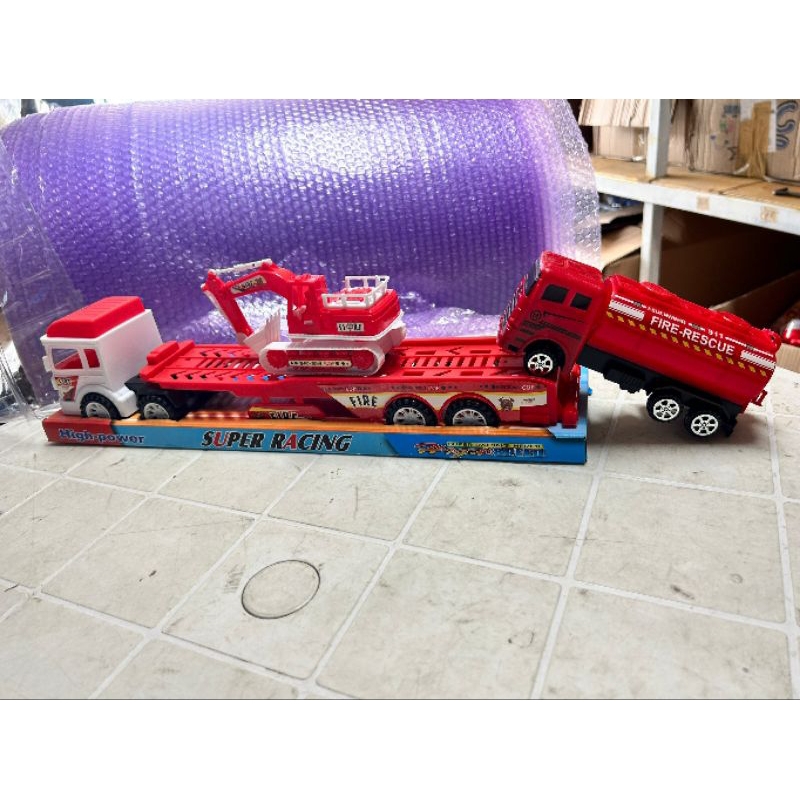 Tipper Car Toy 10 Wheel Bus Ten 10 Handle Trolley | Shopee Malaysia