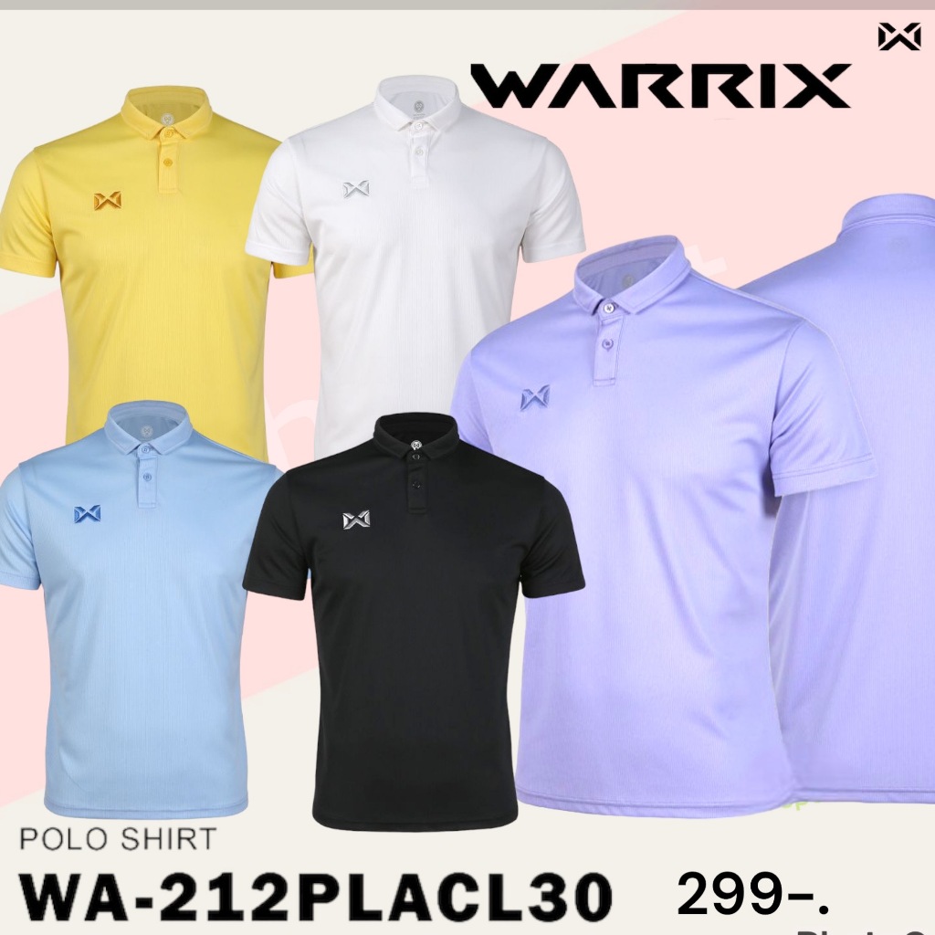 WARRIX Polo Shirt.can Fit Both Men And Women PIQUE Model (WA-212PLACL30) Available In 8 Colors ...