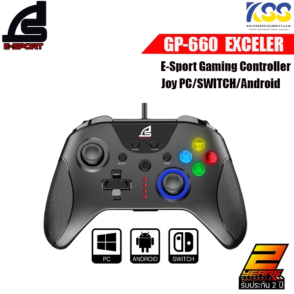 SIGNO GP-660 EXCELER E-Sport Gaming Controller Support PC/SWITCH ...