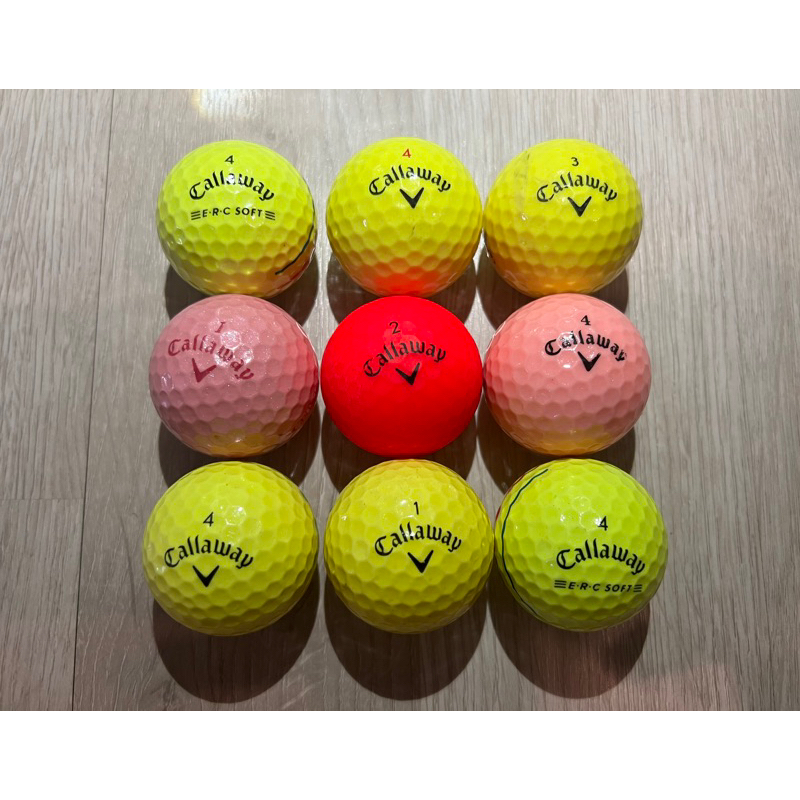 Used Callaway Golf Balls Assorted Colors Condition 80-Out 10 Rounds ...