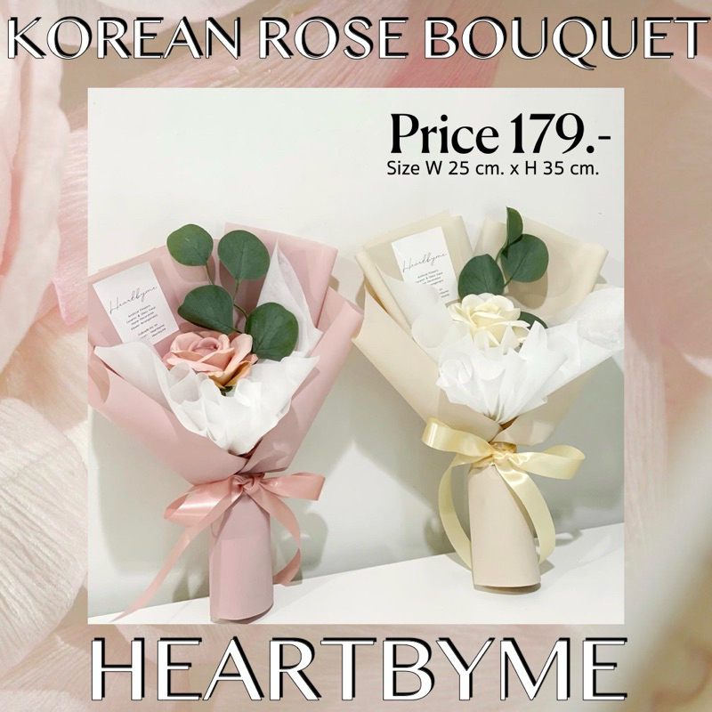 Korean Rose Bouquet Fake Flower Anniversary Valentine's | Shopee Malaysia