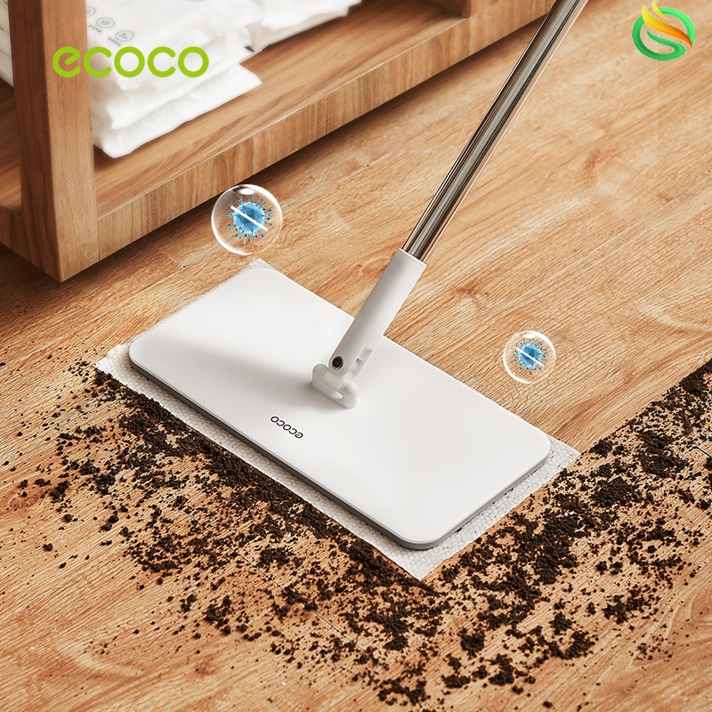 Ecoco Mop Use With Tissue Wet And Dry Dust Electrostatic Disposable ...