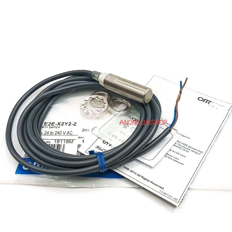 E2E-X2Y2-Z Proximity Sensor Metal Handle Distance 2mm Switch M12 2 Wire ...