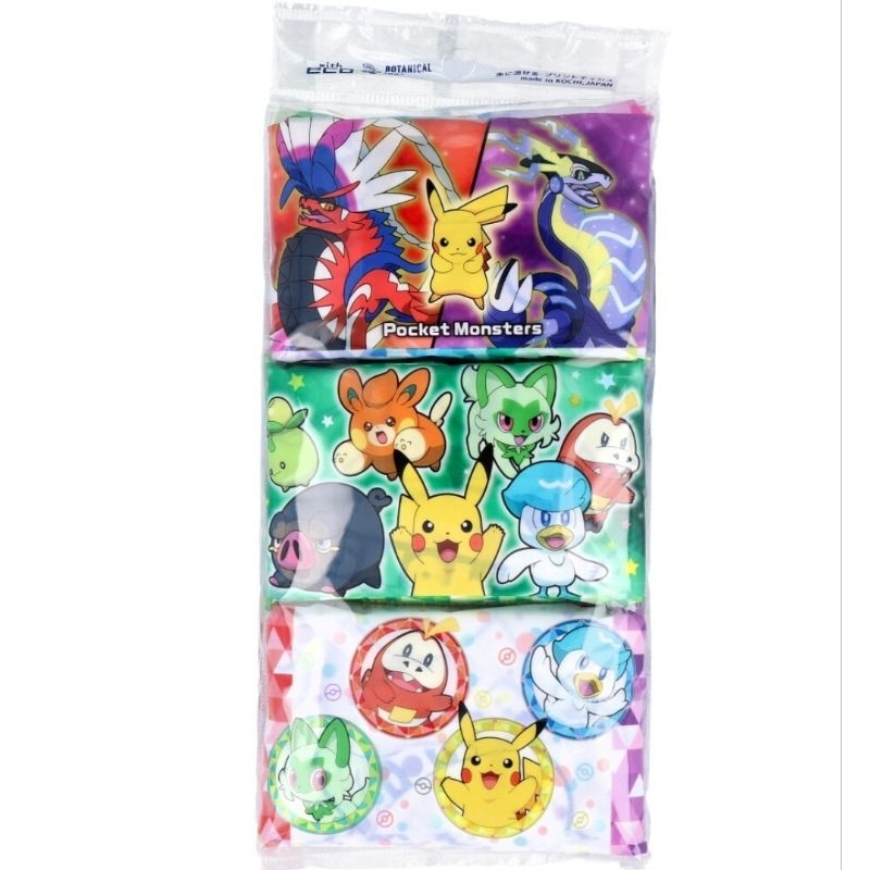 pocket monster tissue Portable pokemon Water Soluble Disposable Into ...
