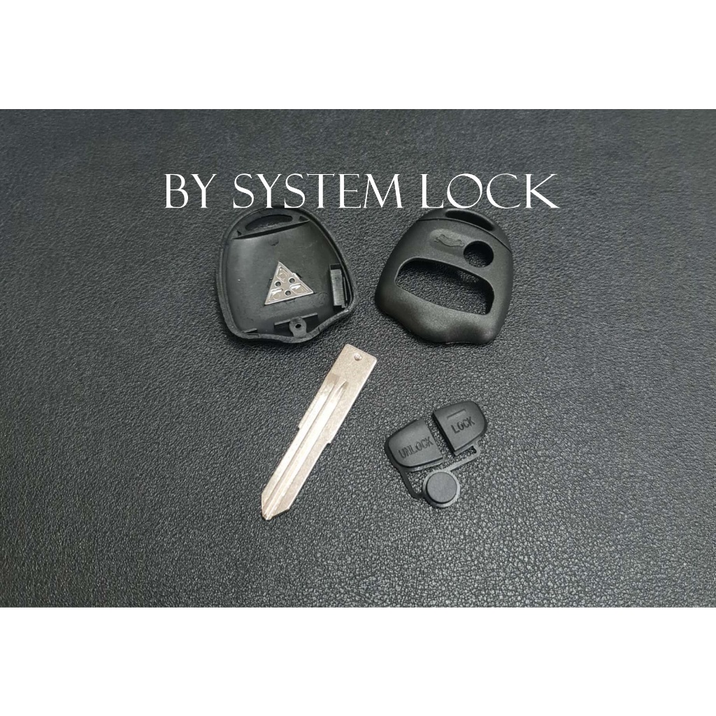 Mitsubishi Lancer EX Key Frame With Logo + Keypad 3 Buttons | Shopee ...