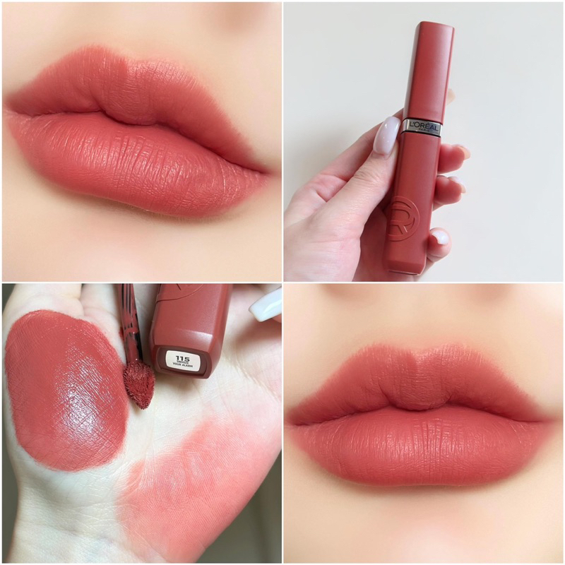 The New L'oreal Matte Resistance Lip No. 115 Is Beautiful Applied Very ...