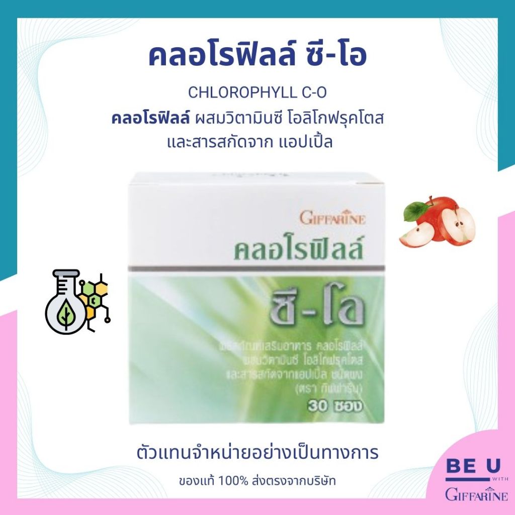 Chlorophyll C-O Is A Dietary Supplement With Vitamin C Oligofructose ...