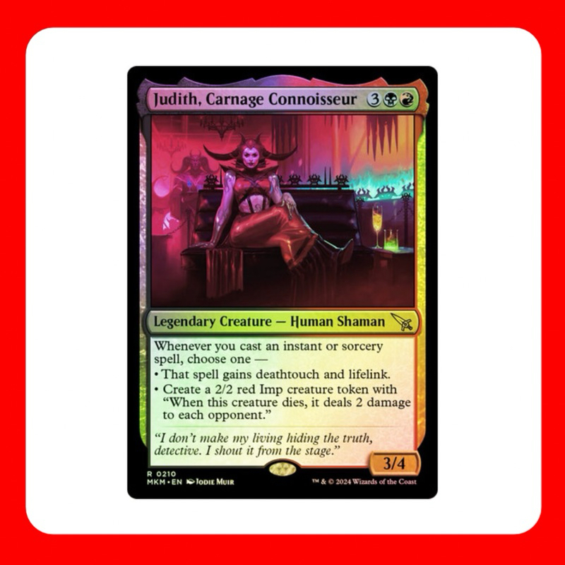 [MTG] Judith Carnage Connoisseur [MKM] [MULTI] [RARE] [FOIL] [ENG ...
