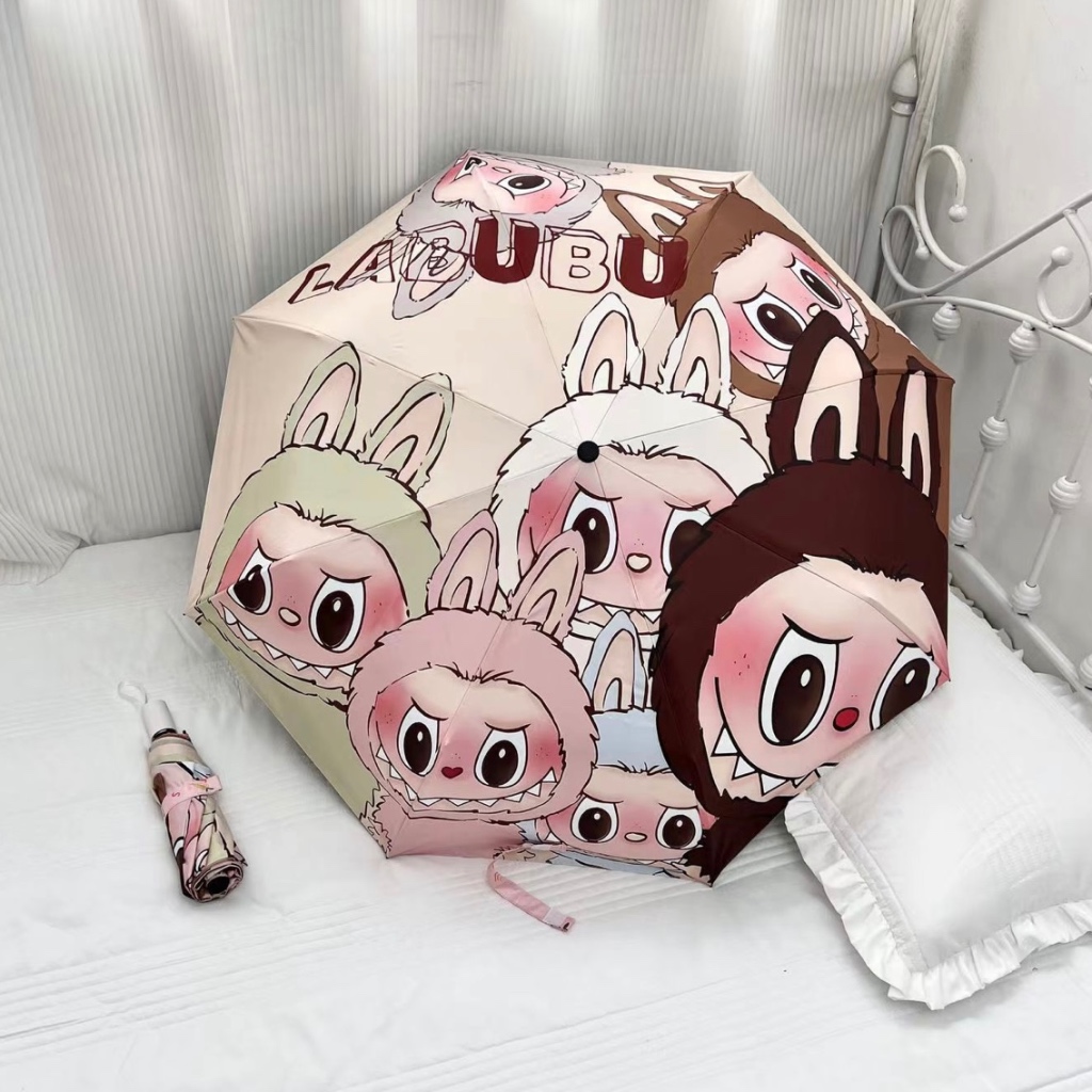 Labubu Umbrella Labooboo Uv Protection UPF50+ Sun Cartoon Rain | Shopee ...