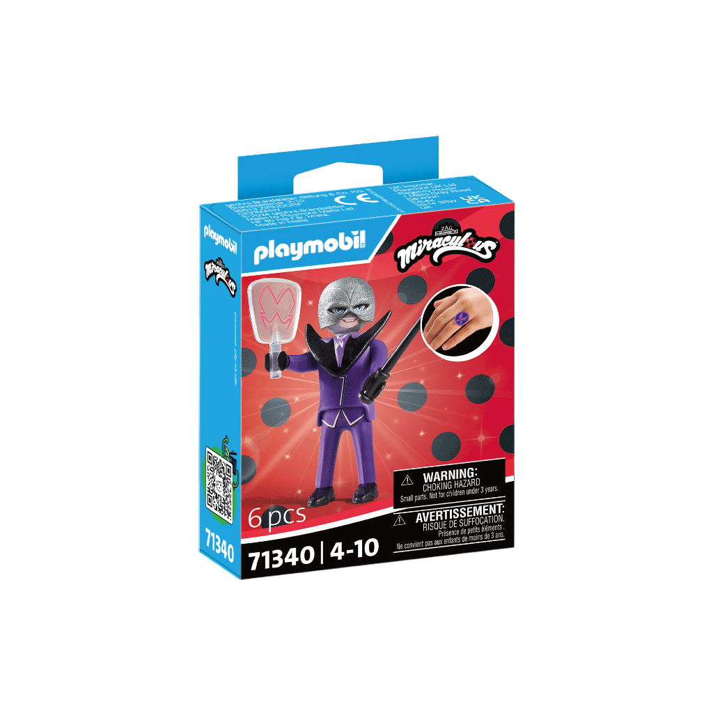 Playmobil 71340 Miraculous: Hawk Moth Action Figure Miraculus Hawkmot ...