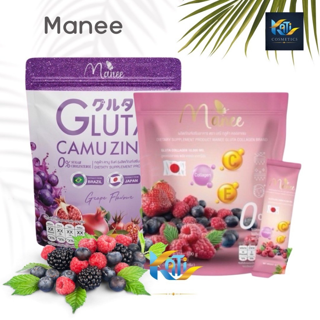 Manee Gluta Glutathione Collagen Antsie Camuzinc Nail And Hair Care 1 ...