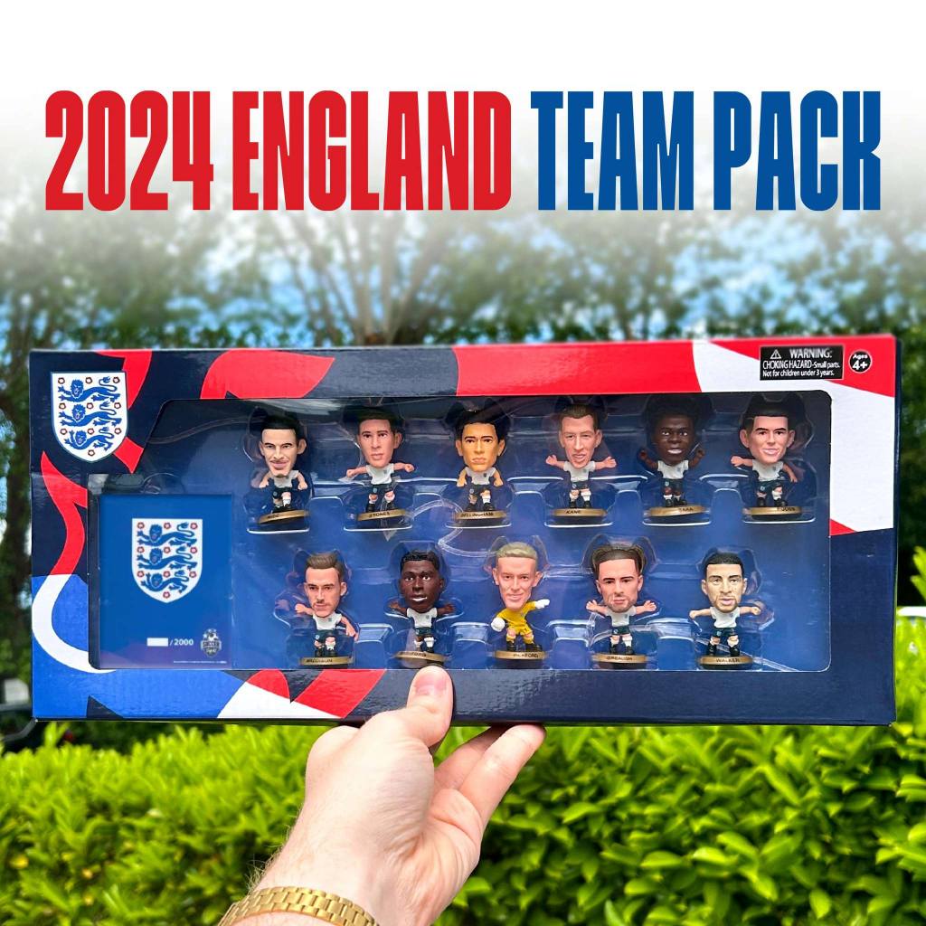 SoccerStarz England Euro 2024 Team Pack Football Player Model ...