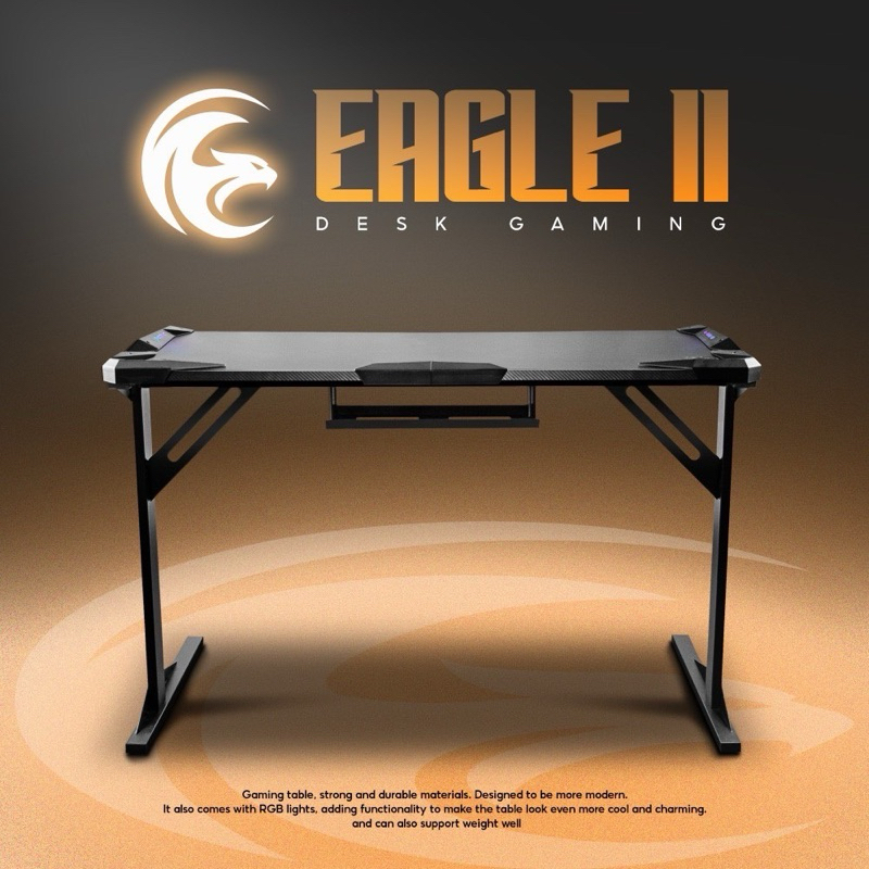 Neolution E-Sport Gaming Desk Model Eagle II Long Table 120 CM | Shopee Malaysia