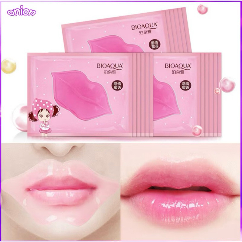 Lip Mark Pink Lips Collagen Crystal Mask Sheet | Shopee Malaysia