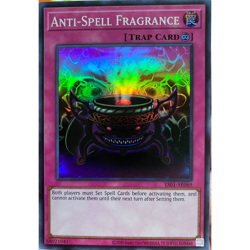 Yugioh Asia-Eng [ES01-AE069] Anti-Spell Fragrance (Super Rare ...
