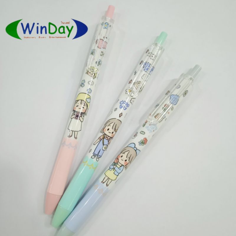 Quantum Pen Gel Zip Bill Flower Blue Ink 0.5 Assorted. | Shopee Malaysia